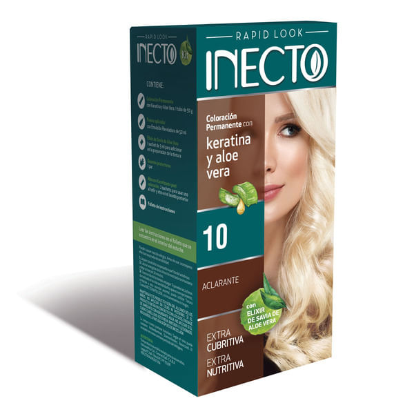 Inecto Kit Coloración Permanente Rapid Look - Perfumerías Pigmento