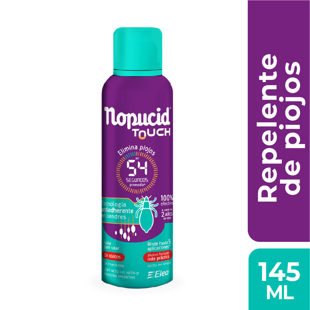 Nopucid Loción En Aerosol Touch Repelente De Piojos - Perfumerías Pigmento