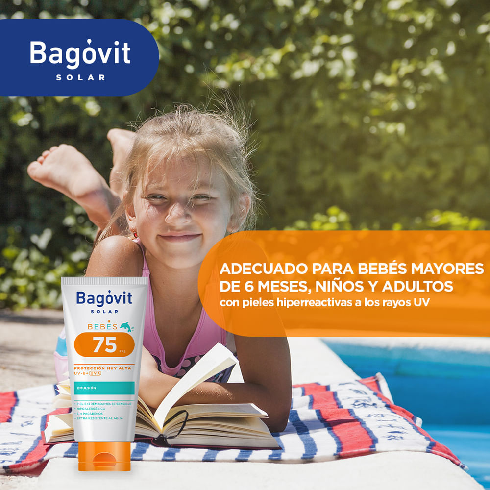 Bagovit Protector Solar FPS 75 - Perfumerías Pigmento