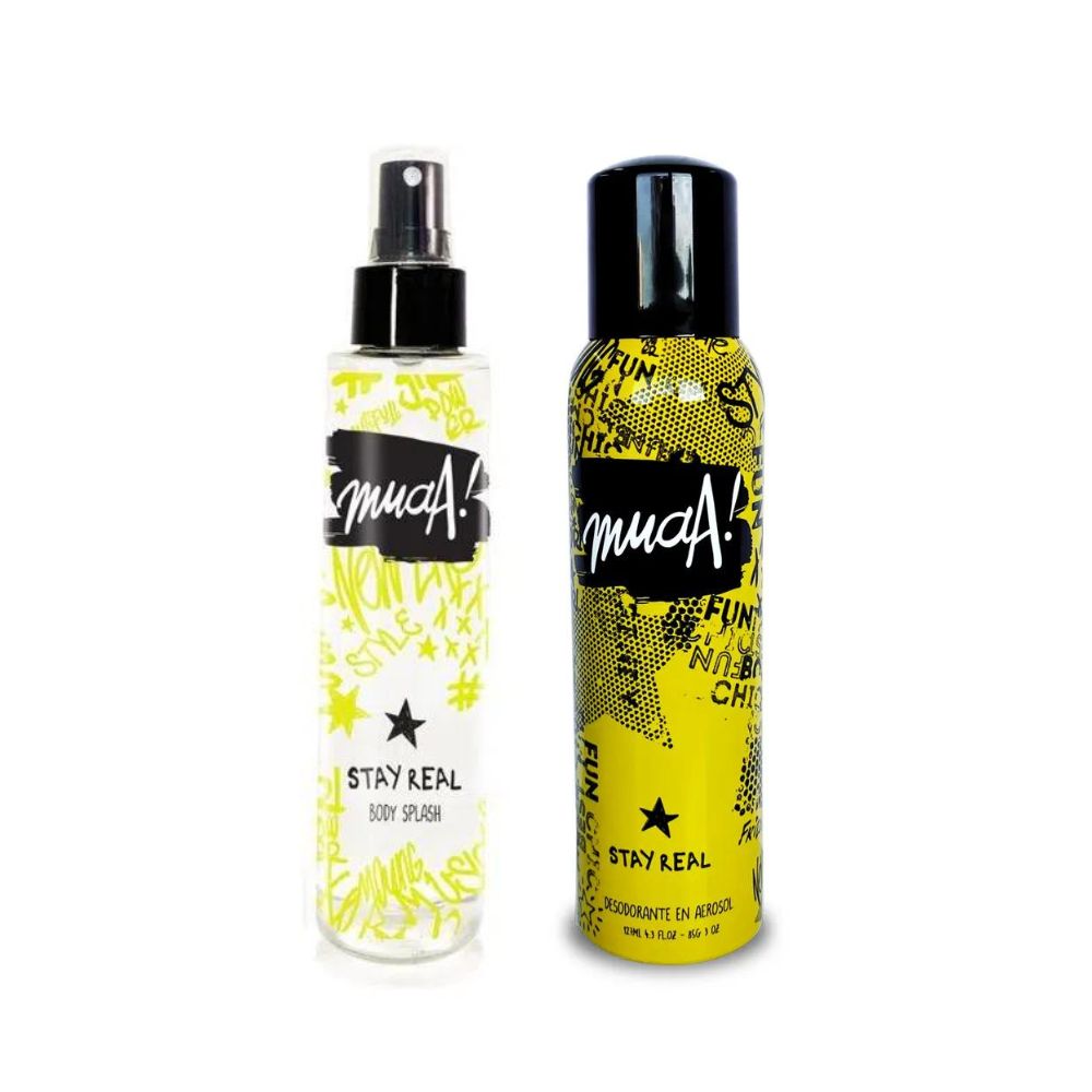 Muaa! Set Stay Real Body Splash 150 Ml + DEO - Perfumerías Pigmento