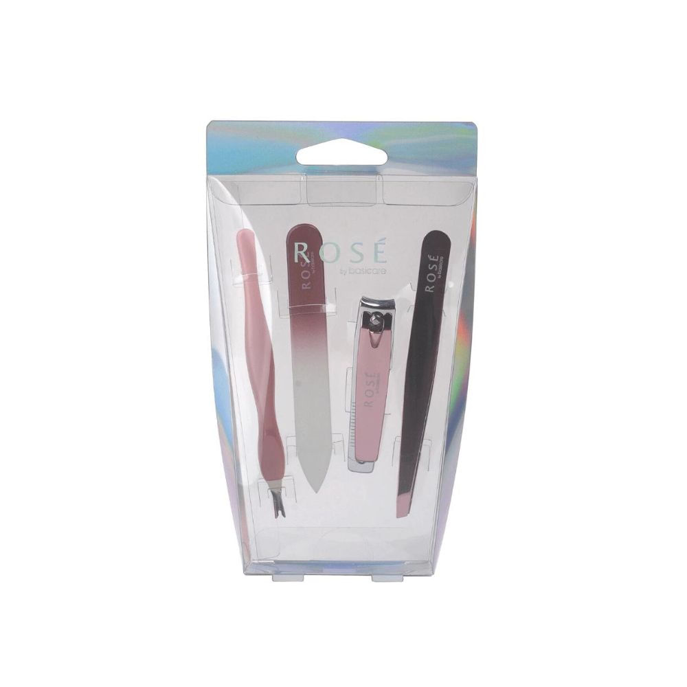 Basicare Set De Ciudado Personal Para Uñas Rosé - Perfumerías Pigmento