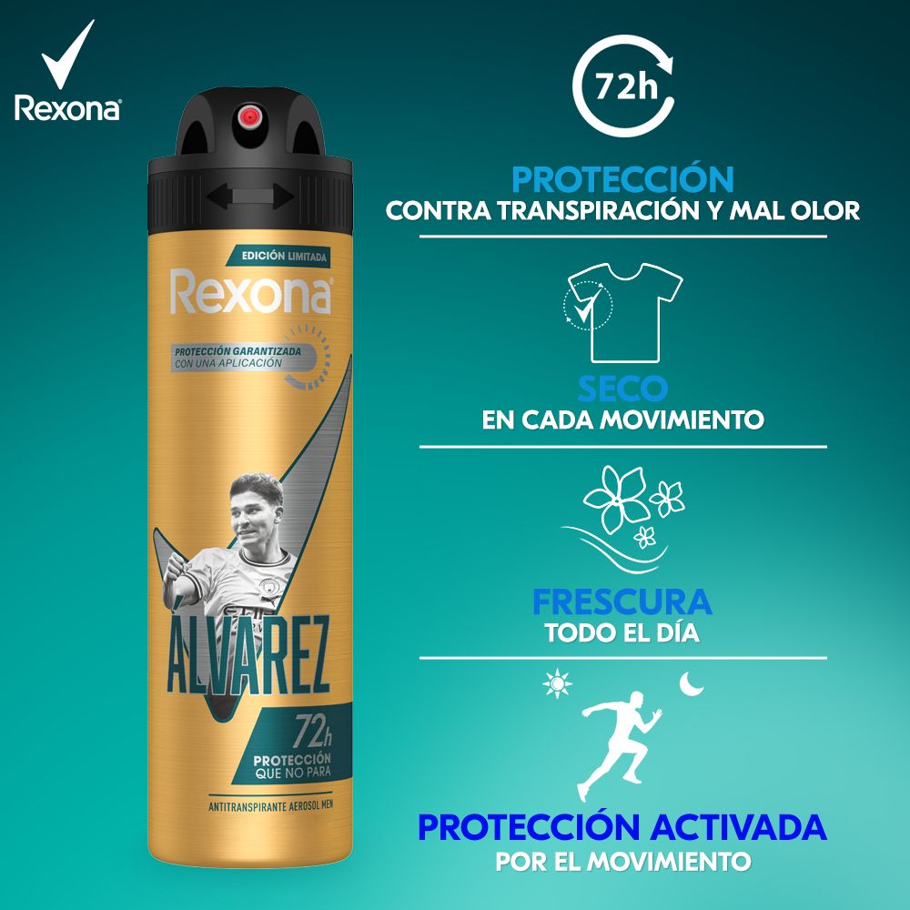Rexona Desodorante Fútbol Fanatics Alvarez Edición Limitada ...