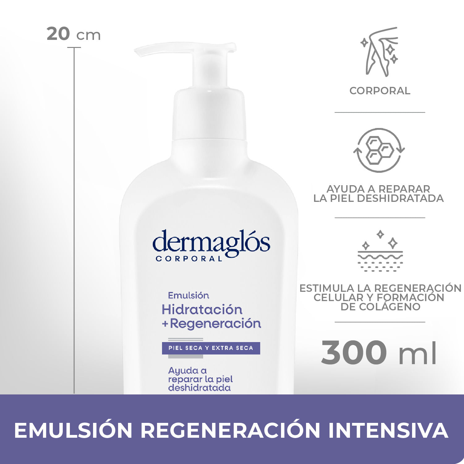 Dermaglos Emulsión Corporal Hidratación + Regeneración - Perfumerías ...
