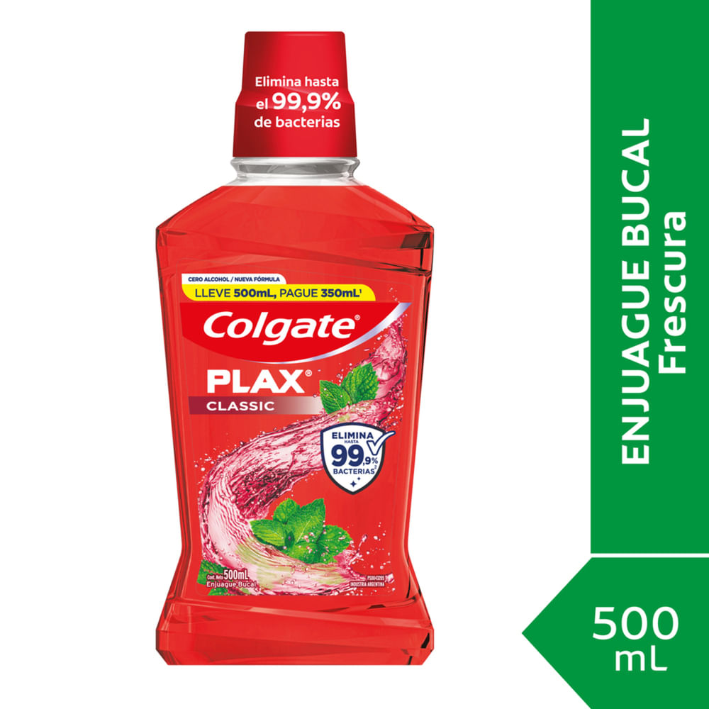 Colgate Enjuague Bucal Plax Rojo - Perfumerías Pigmento