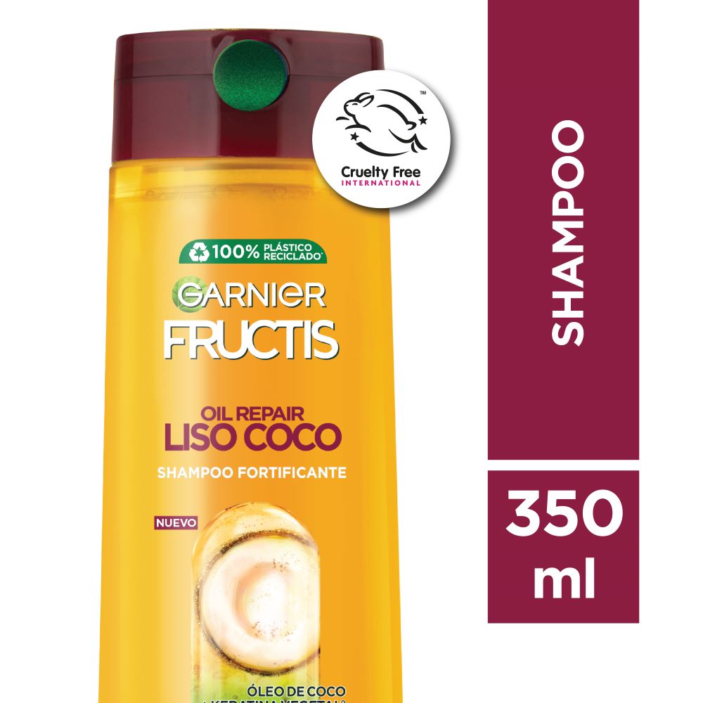 Garnier Shampoo Oil Repair Liso Coco - Perfumerías Pigmento