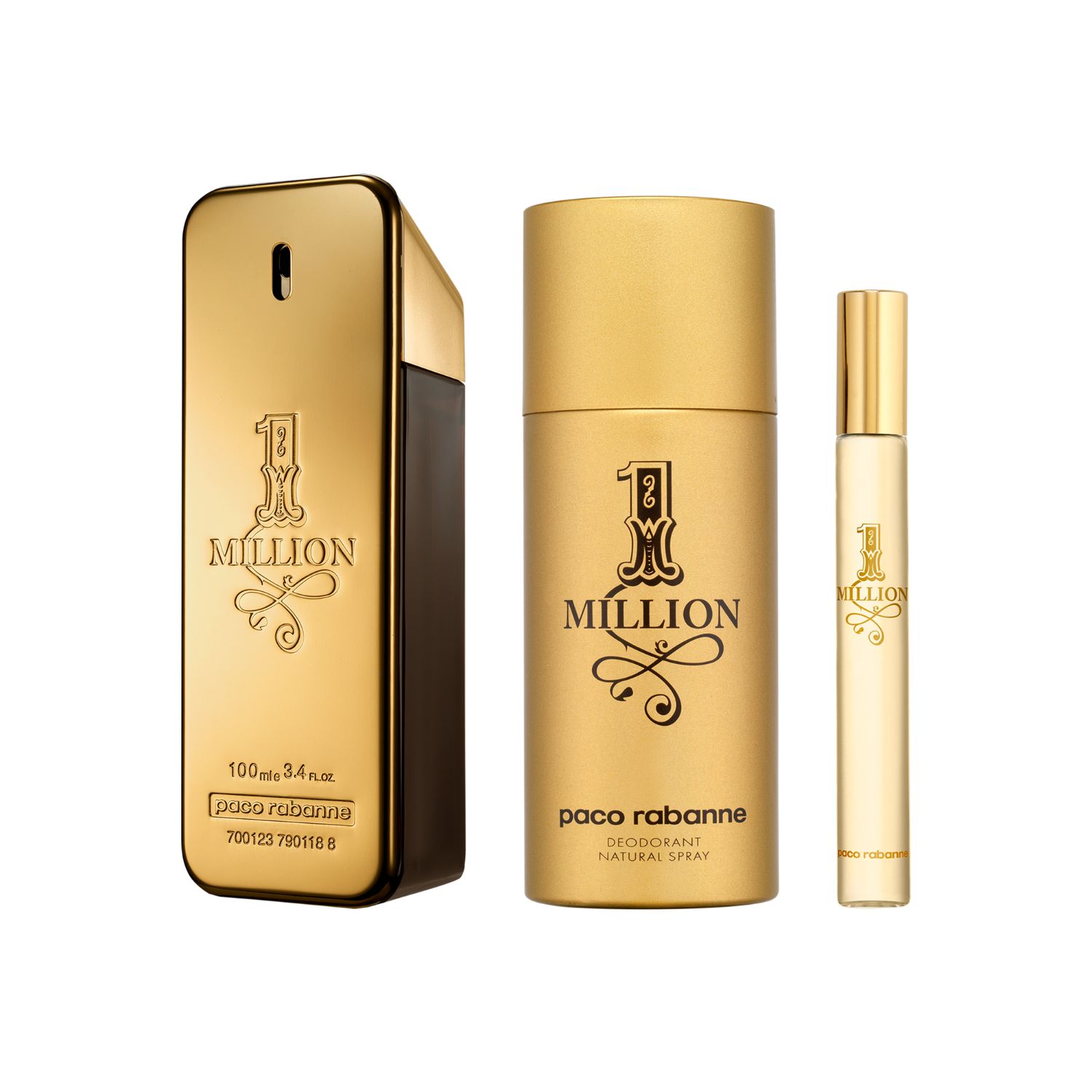 Rabanne Set One Million EDT 100 Ml + Travel Size + DEO - Perfumerías ...