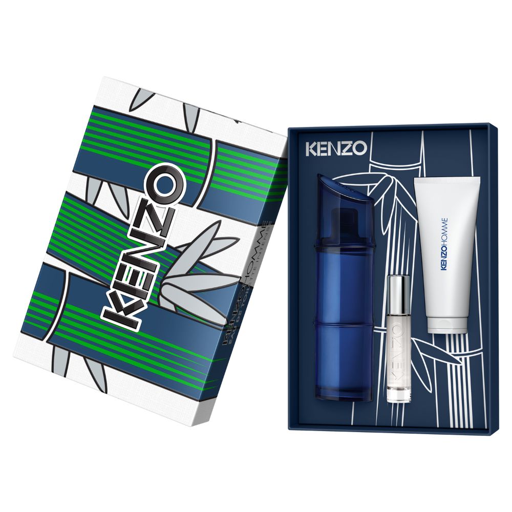 Kenzo Set Homme Edt 110Ml + Shower Gel 75ml + Travel Spray 10ml, - Perfumerías Pigmento