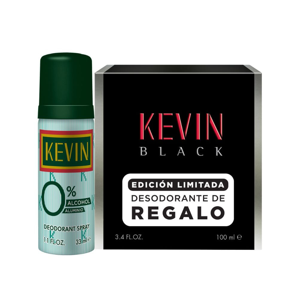 Kevin Set Kevin Black EDT 100 Ml + DEO - Perfumerías Pigmento