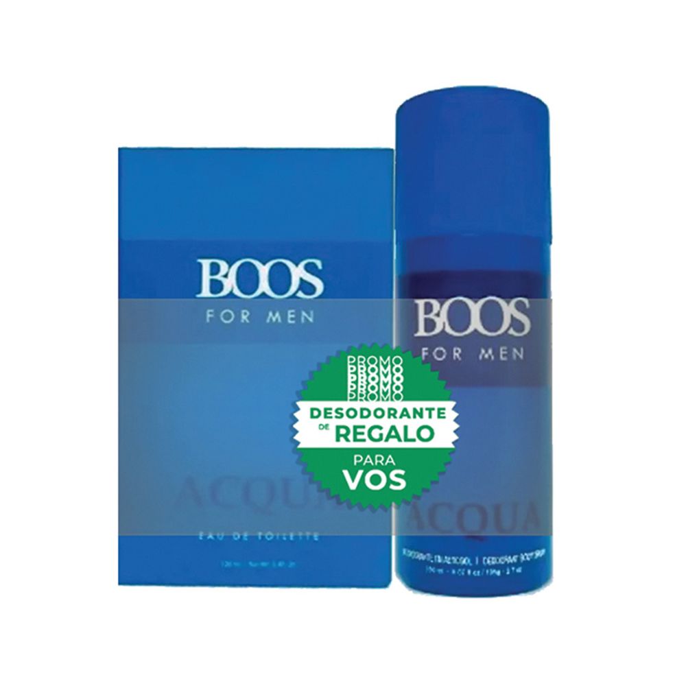 Boos Set Acqua EDT 100 Ml + DEO - Perfumerías Pigmento