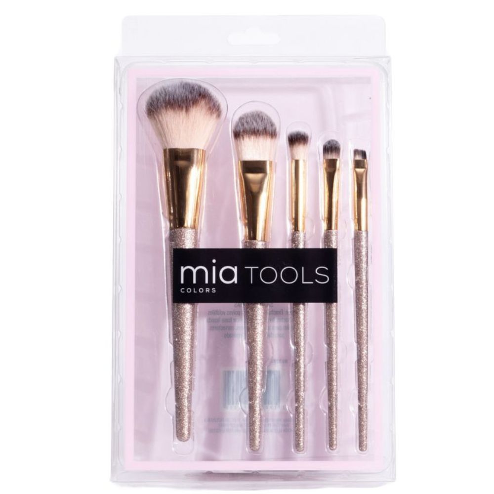 Mia Colors Tools Kit De Brochas Para Maquillaje Glitter - Perfumerías ...