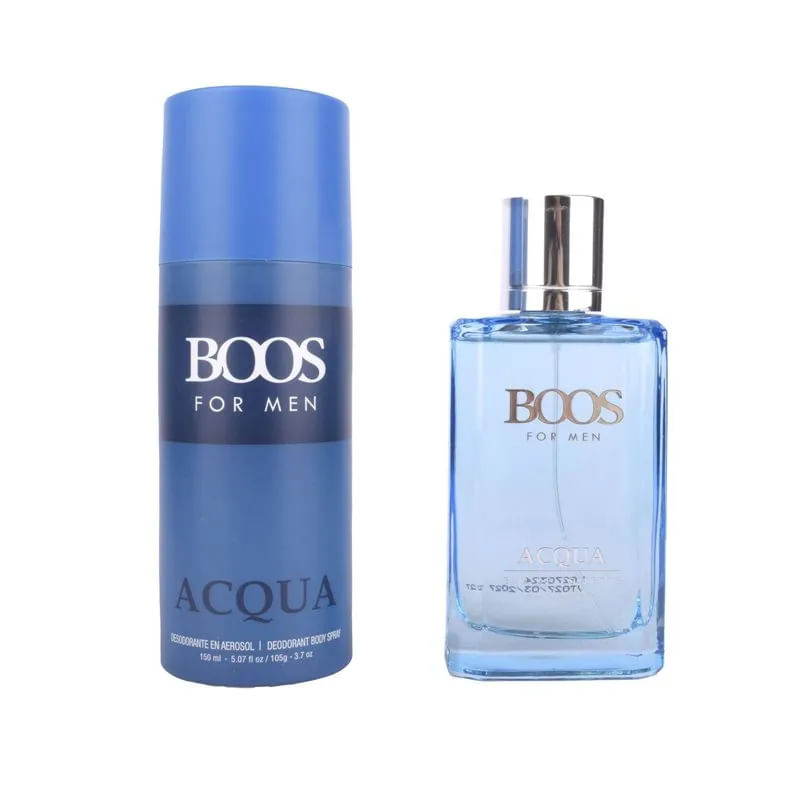Boos Set Acqua EDT 100 Ml + DEO - Perfumerías Pigmento
