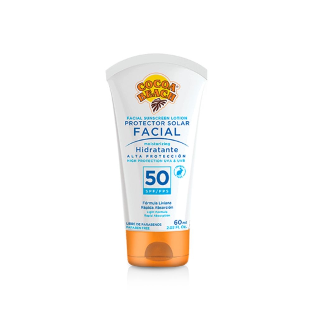 Cocoa Beach Protector Solar Facial Hidratante FPS 50 - Perfumerías Pigmento