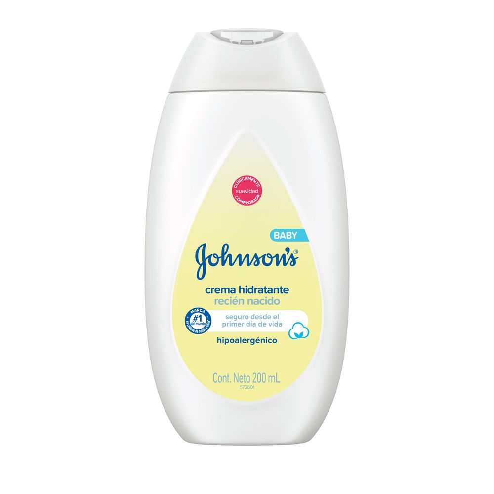 Johnson & Johnson Crema Hidratante Para Bebé Recién Nacido ...
