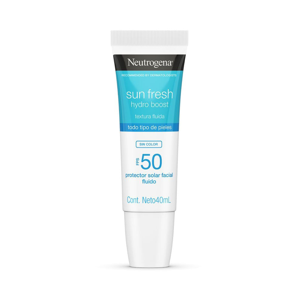 Neutrogena Protector Solar Sun Fresh Hydro Boost Sin Color FPS 50 ...