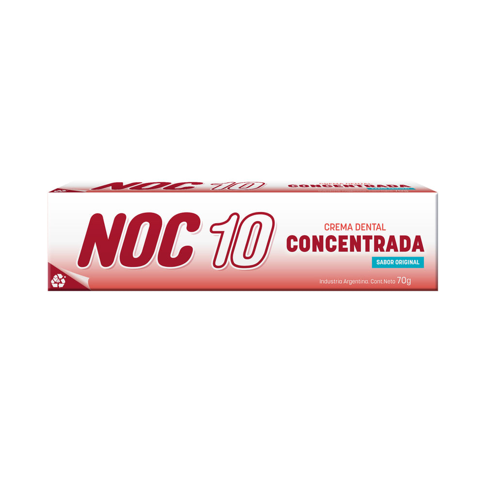 Noc 10 Crema Dental Noc 10 Concentrada - Perfumerías Pigmento