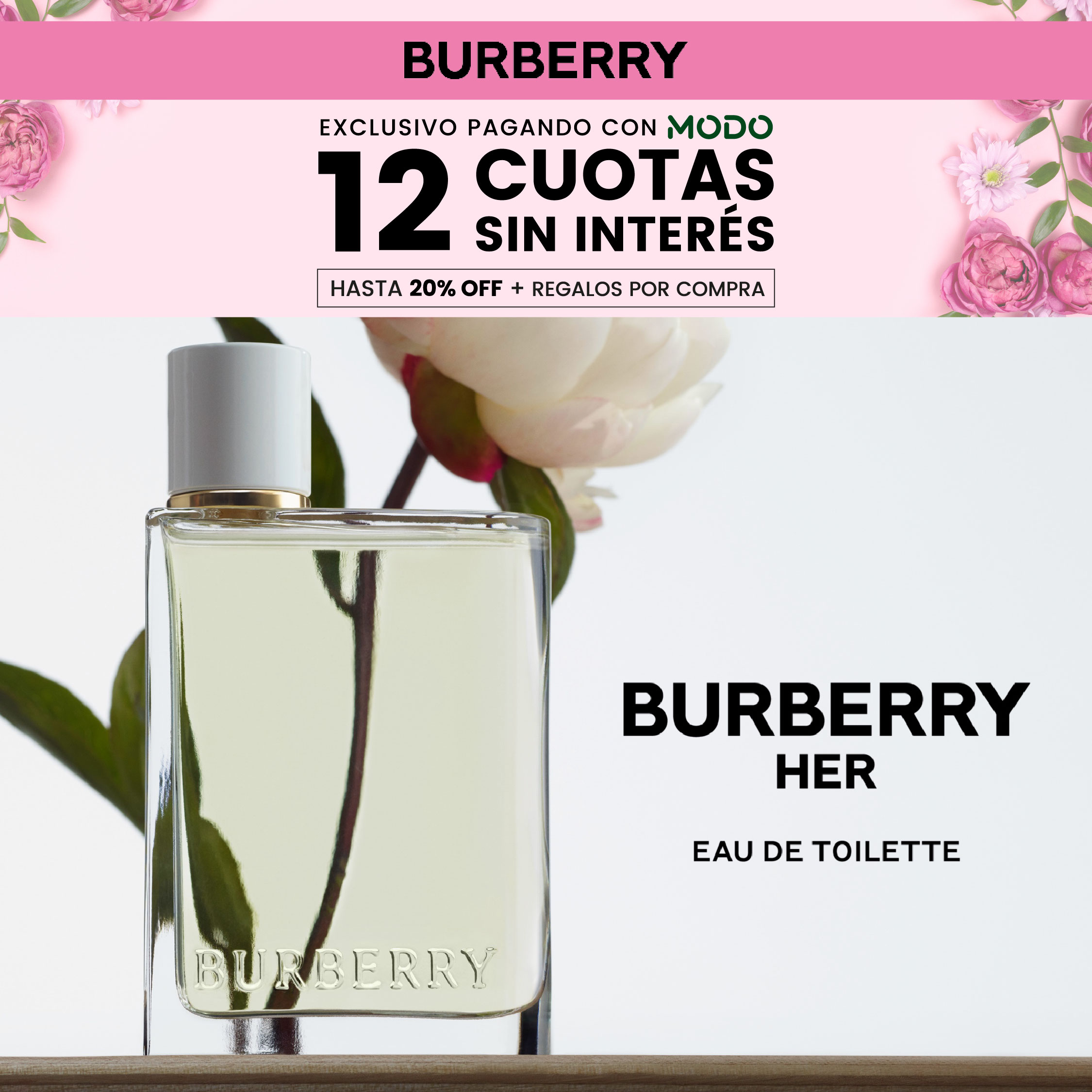 12 cuotas sin interés COTY